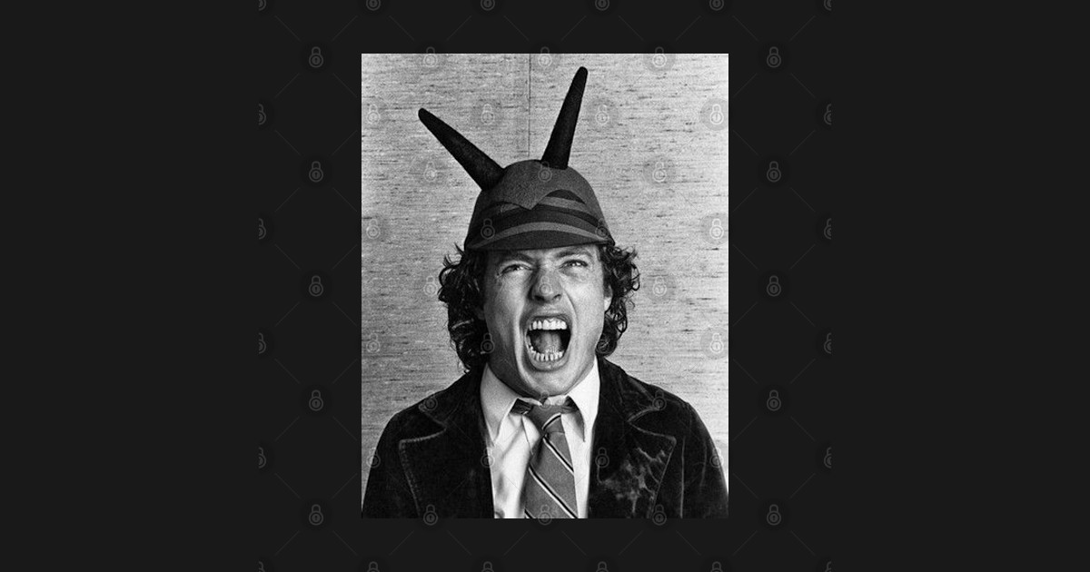 Angus Young - Angus Young Vintage - T-Shirt | TeePublic