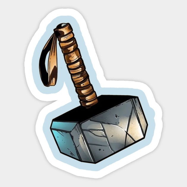 thor hammer - Thor - Sticker | TeePublic
