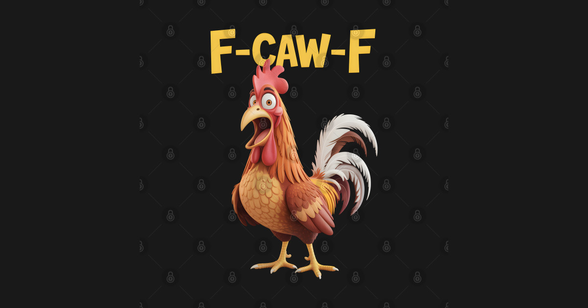 f caw f chicken - F Caw F Chicken - T-Shirt | TeePublic