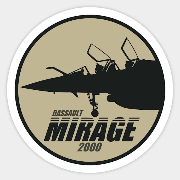 Dassault Mirage 2000 - French Air Force Mirage 2000 - Sticker | TeePublic