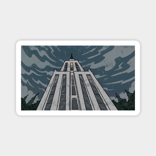 T Tower - Tower - Magnet | TeePublic