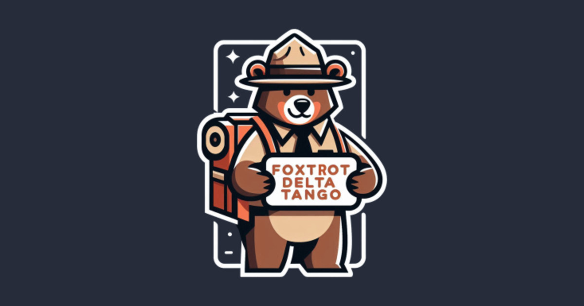 Bear Fox Delta Tango Cool Army Code - Foxtrots Deltas Tango - T-Shirt | TeePublic