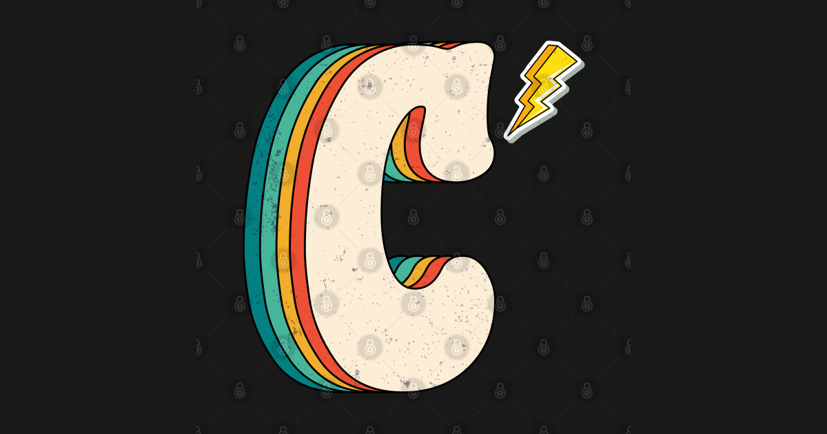 C letter colorful - C Letter - Posters and Art Prints | TeePublic