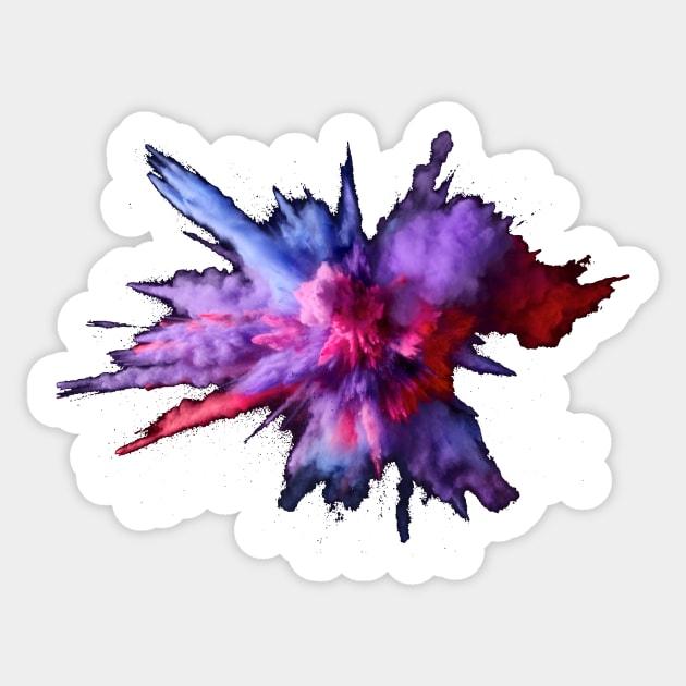 Explosion Graphic Design - Explosion - Sticker | TeePublic