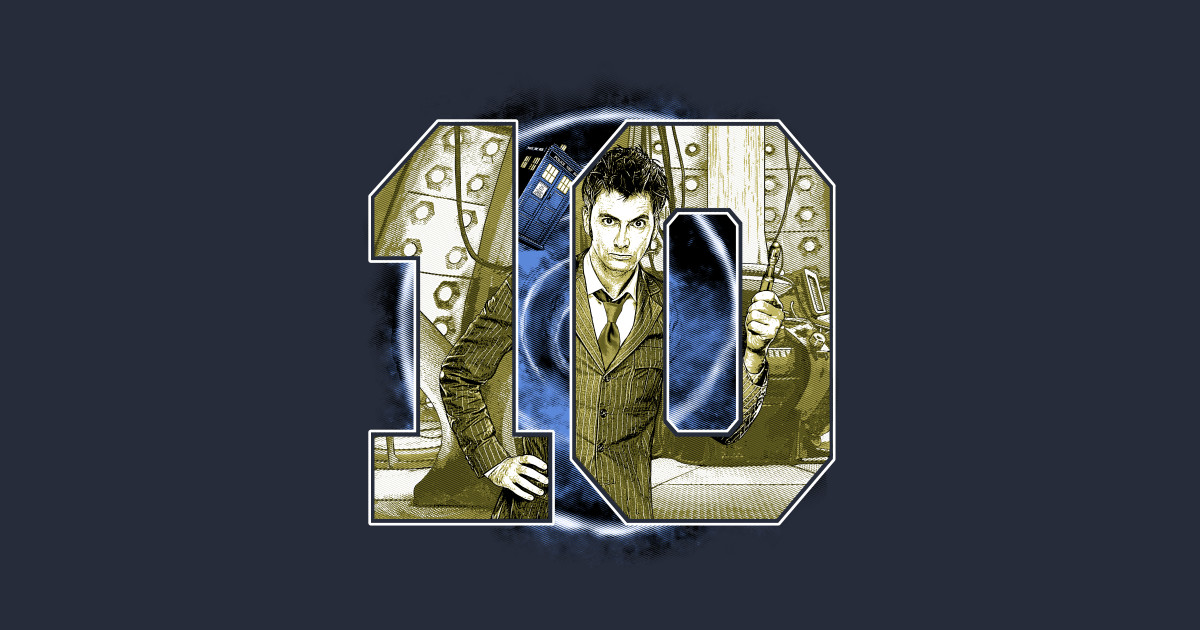 Number 10 - 10th Doctor - T-Shirt | TeePublic