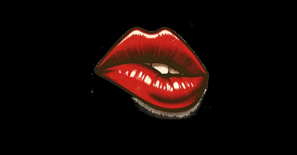 Kissing Lips! Xoxo Valentine - Kissing Lips - Sticker | TeePublic