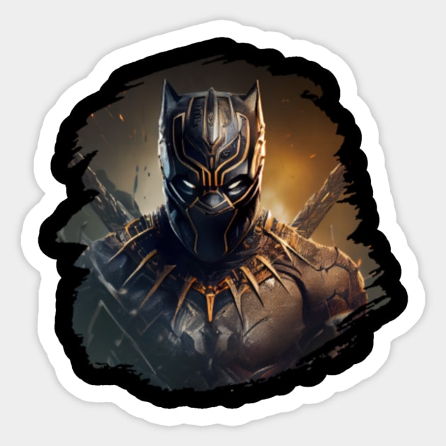 BLACK PANTHER WAKANDA FOREVER - Black Panther Wakanda Forever - Sticker ...