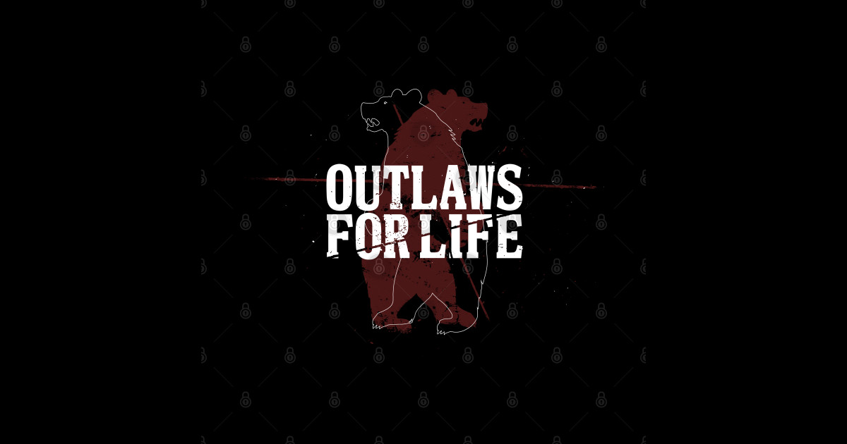 Outlaws for Life Bear Edition - Rdr2 - T-Shirt | TeePublic