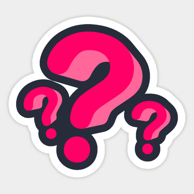 Question mark - Question Mark - Sticker | TeePublic