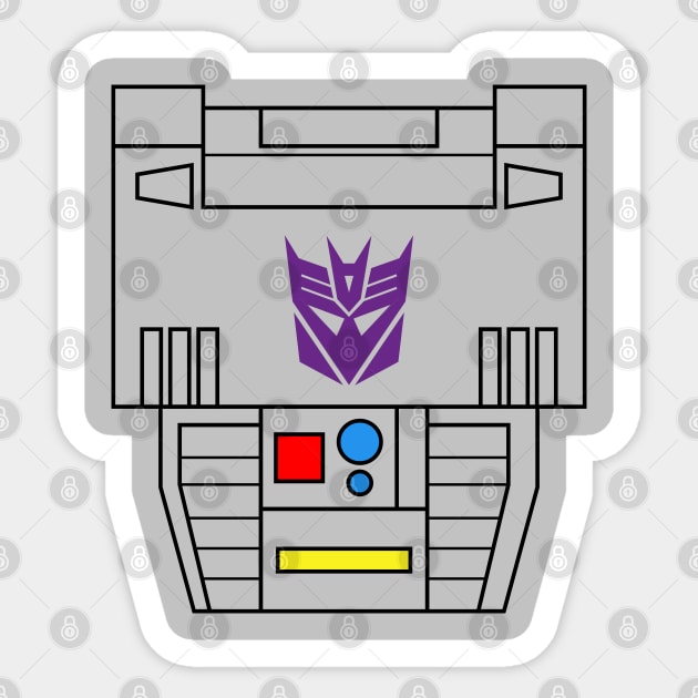 G1 Decepticon Megatron - Transformers - Sticker | TeePublic