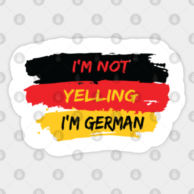 shouting german