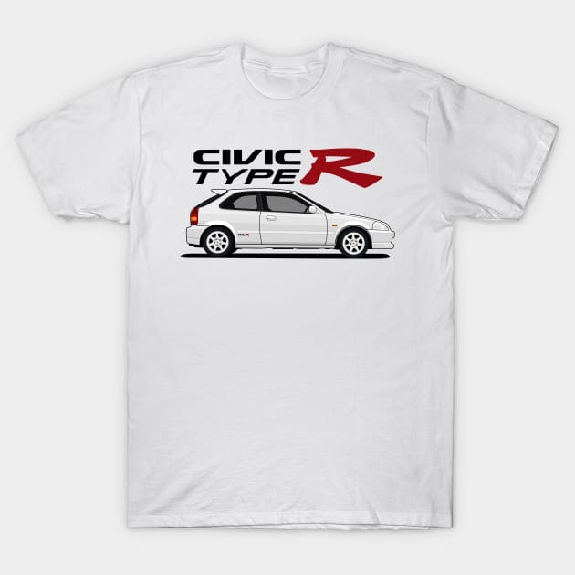 civic type R white - Civic Type R - T-Shirt | TeePublic