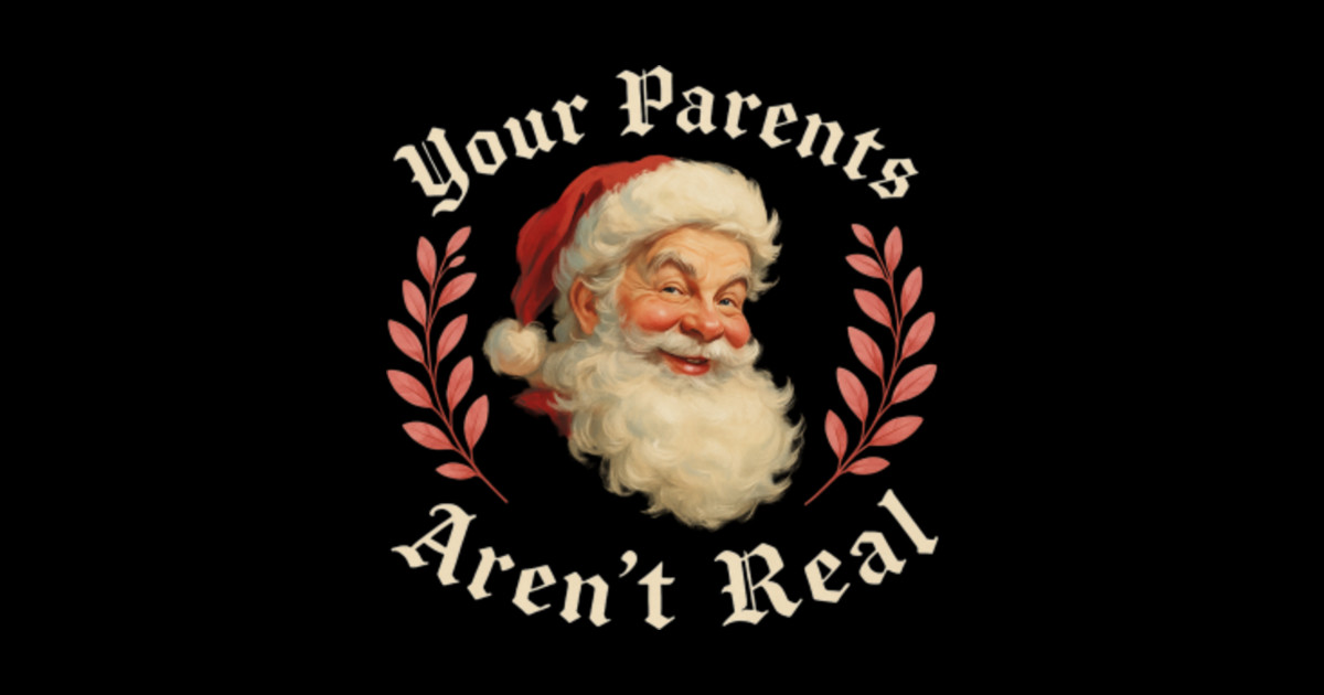 Vintage Santa Dark Humor Christmas Design - Dark Christmas Humor ...