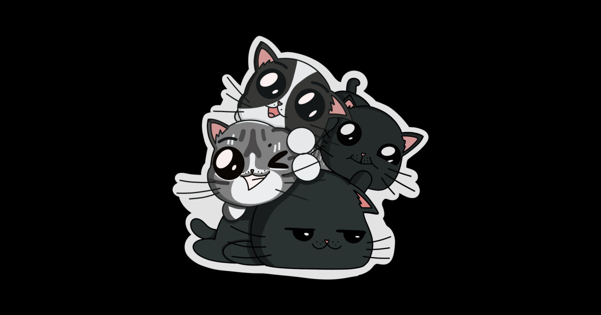 Trouble Makers - Cats - Sticker | TeePublic