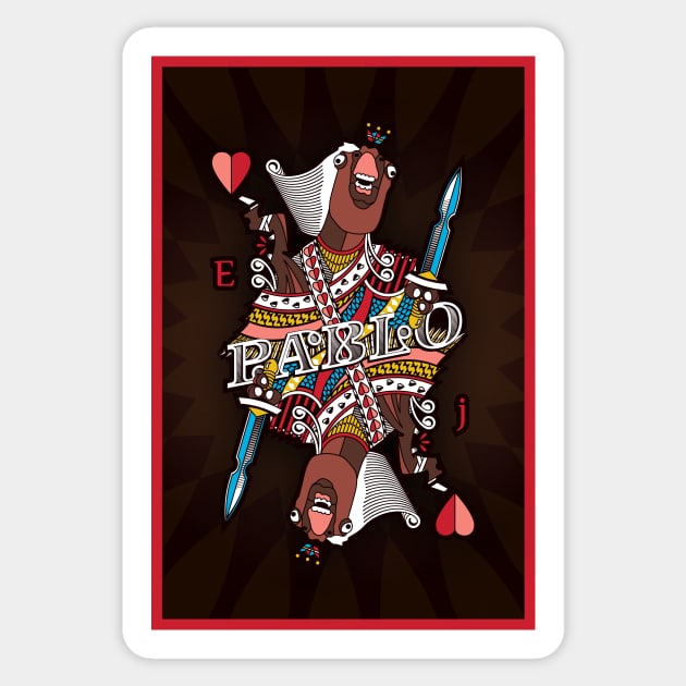 The Pablo Poster - Pablo - Sticker | TeePublic