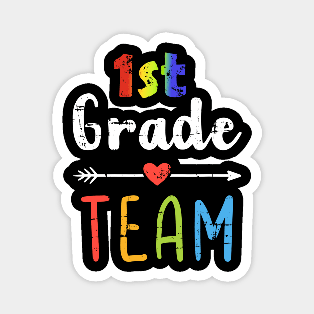 1st Grade Team Back To School Student Teacher Squad - 1st Grade Team ...