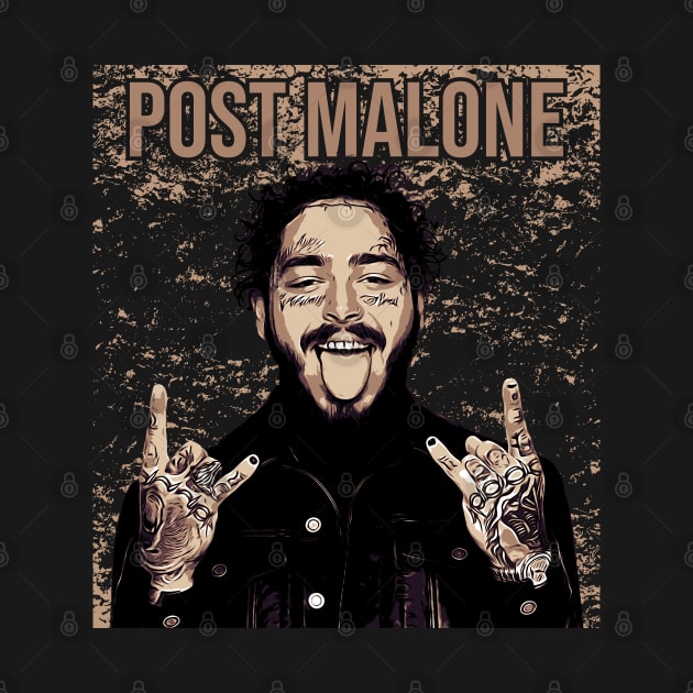 Post Malone // Rapper - Post Malone Rapper - T-Shirt | TeePublic