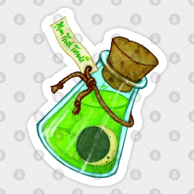 Moon Freak Formula - Potion - Sticker | TeePublic