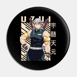 Demon Slayer Hashira Tengen Uzui Pins and Buttons for Sale | TeePublic