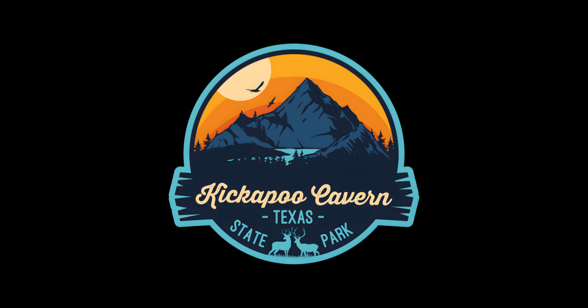 Kickapoo Cavern State Park Texas Vacation - Kickapoo Cavern - Sticker ...