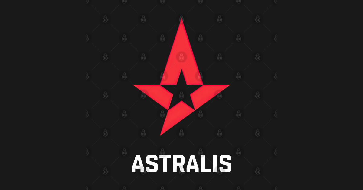 Astralis Team Logo Black Edition - Astralis - T-Shirt | TeePublic