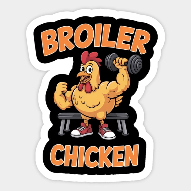 Gym Broiler Chicken Muscle Training Funny Weight Training - Weight ...