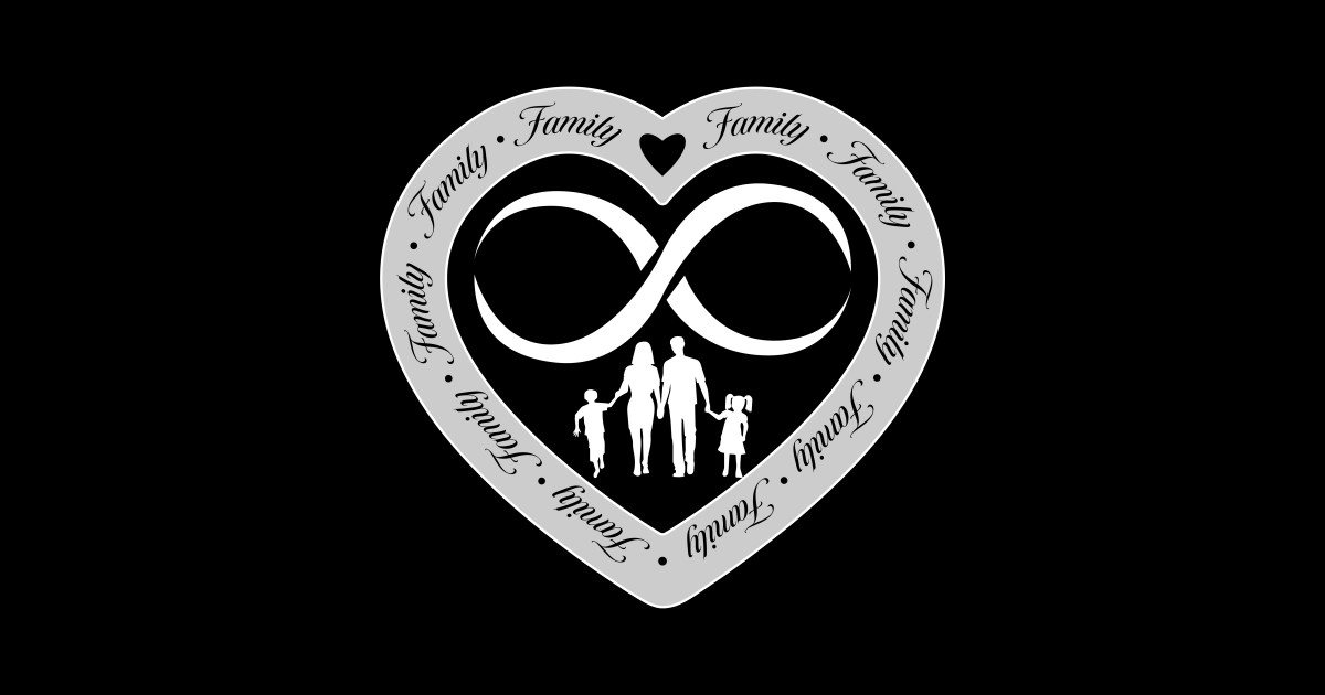 Family Love Forever Mom Dad Child Heart Gift Idea - Family Forever ...