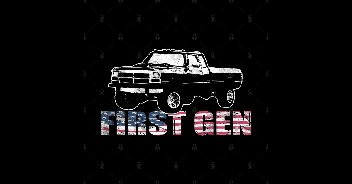 First Gen cummins Dodge ram truck Squarebody First generation Truck ...