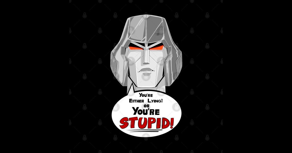 Transformers Megatron G1 Face - Transformers - Sticker | TeePublic