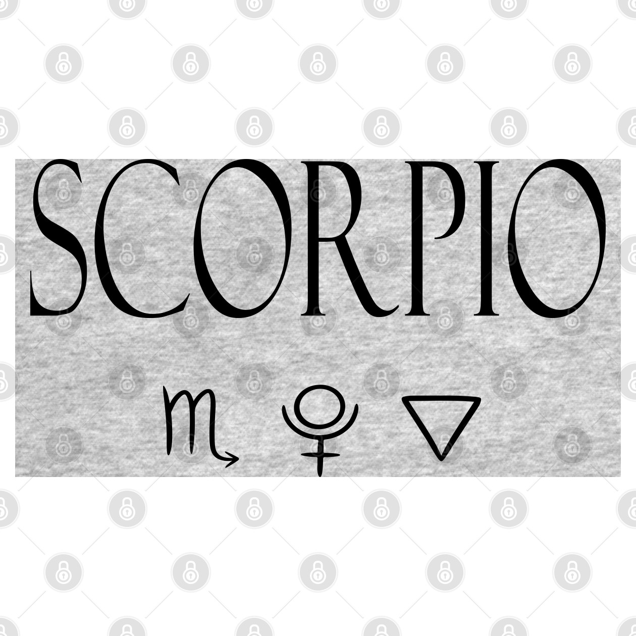 Scorpio Glyph Planet Element - Zodiac - T-Shirt | TeePublic