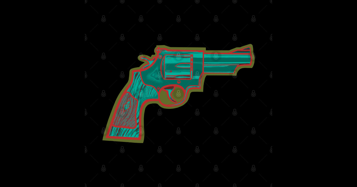 .44 Magnum Revolver - Revolver - Sticker | TeePublic