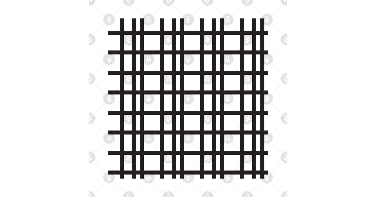Black and white grid seamless pattern - Grid Pattern - T-Shirt | TeePublic