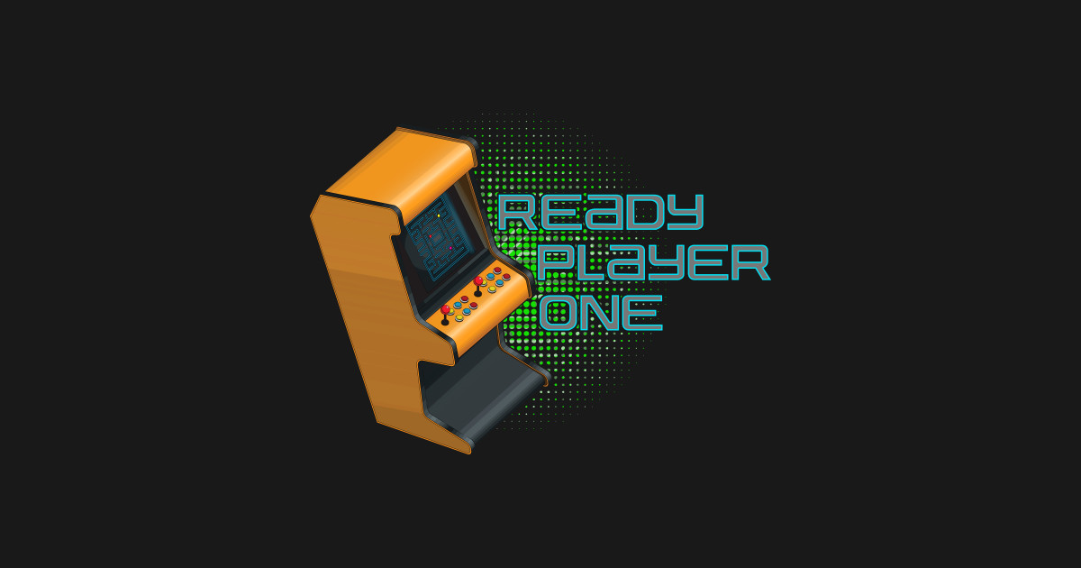 Ready Player One Retro Arcade Logo - Ready Player One - T-Shirt | TeePublic