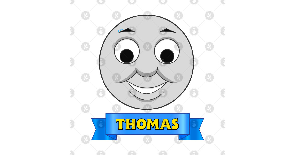 Thomas (with Name Badge) - Thomas And Friends - T-Shirt | TeePublic