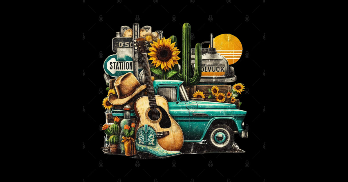 country style - Country Style - Sticker | TeePublic
