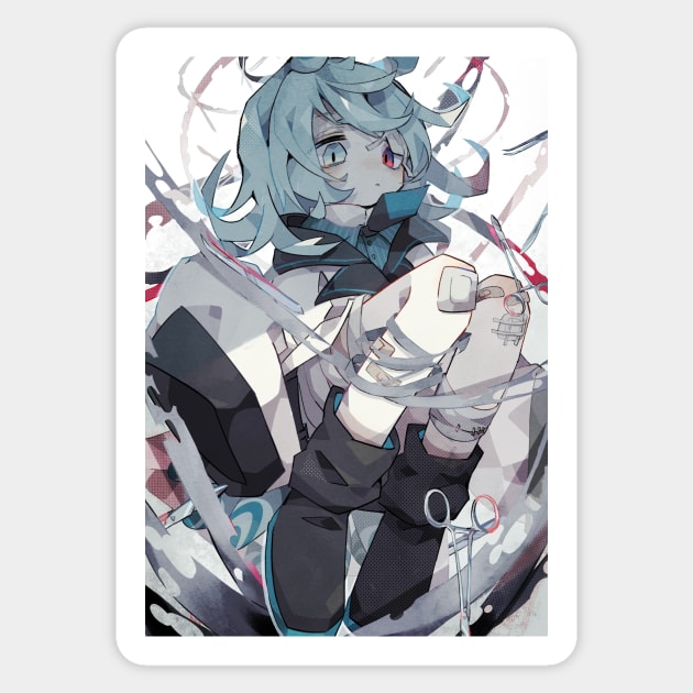 Sea Slug Girl - Sea Slug - Sticker | TeePublic