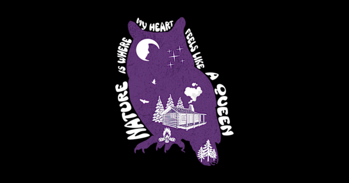 Owl Nature In My Heart - Nature Conservation - Sticker | TeePublic