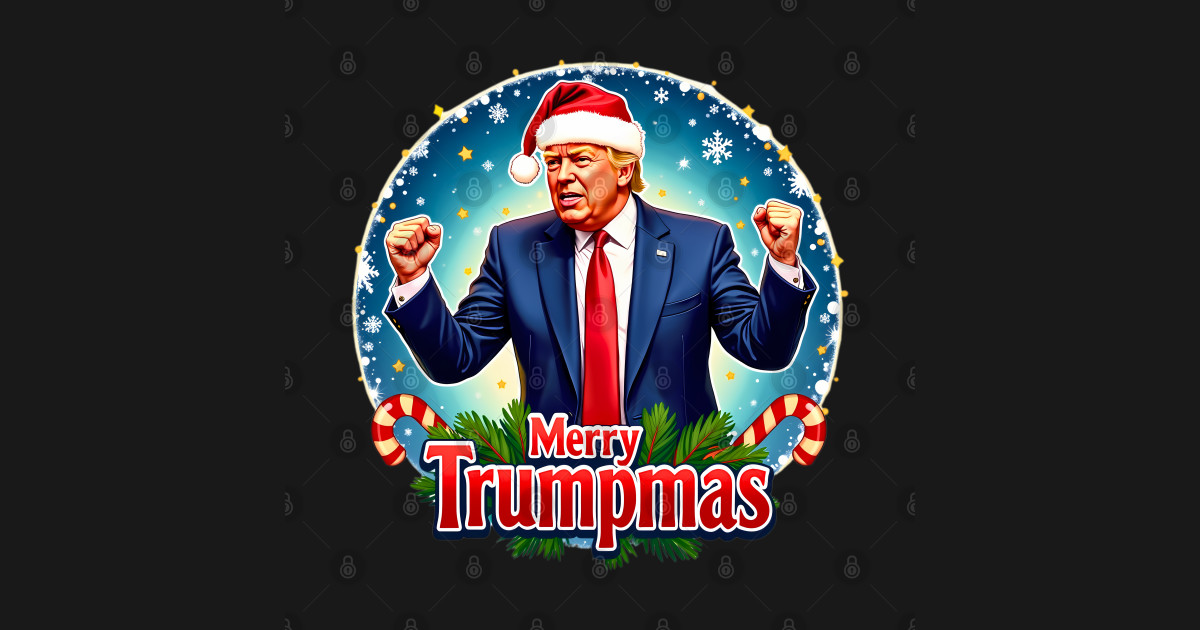 Donald trump merry trumpmas 2024 - Merry Trumpmas - T-Shirt | TeePublic
