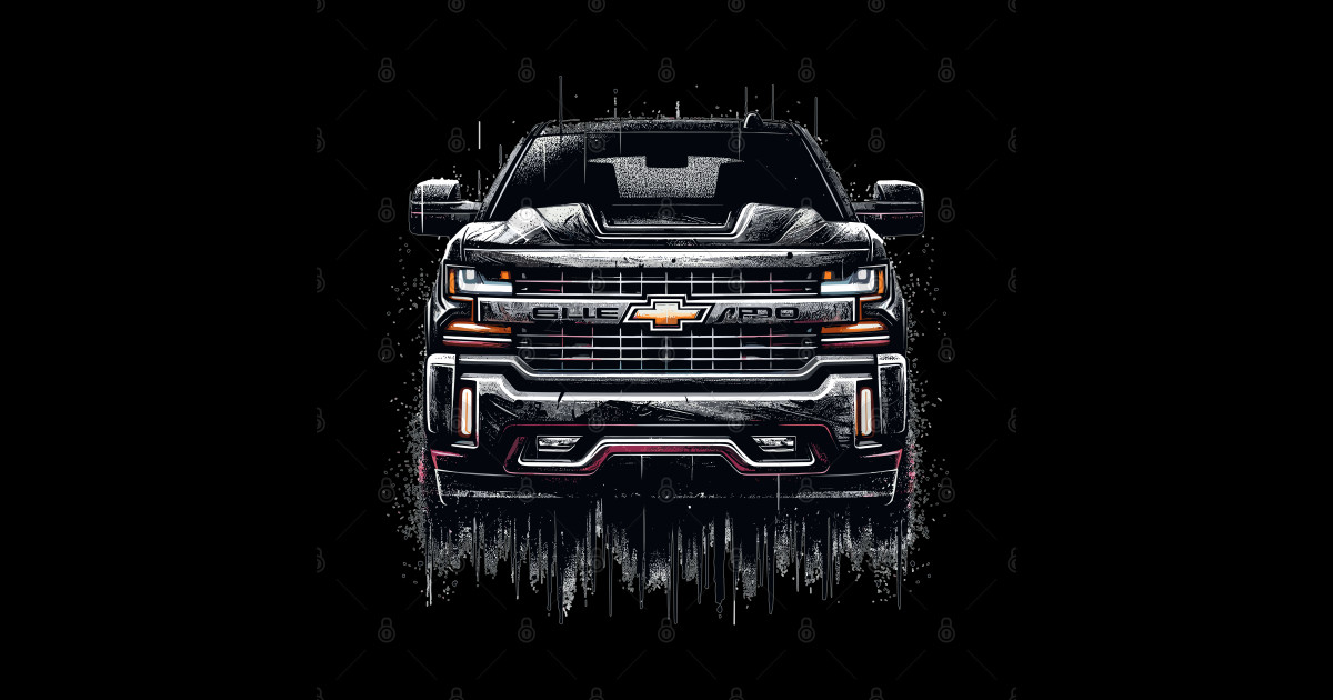 Chevrolet Silverado - Chevrolet Silverado - Sticker | TeePublic