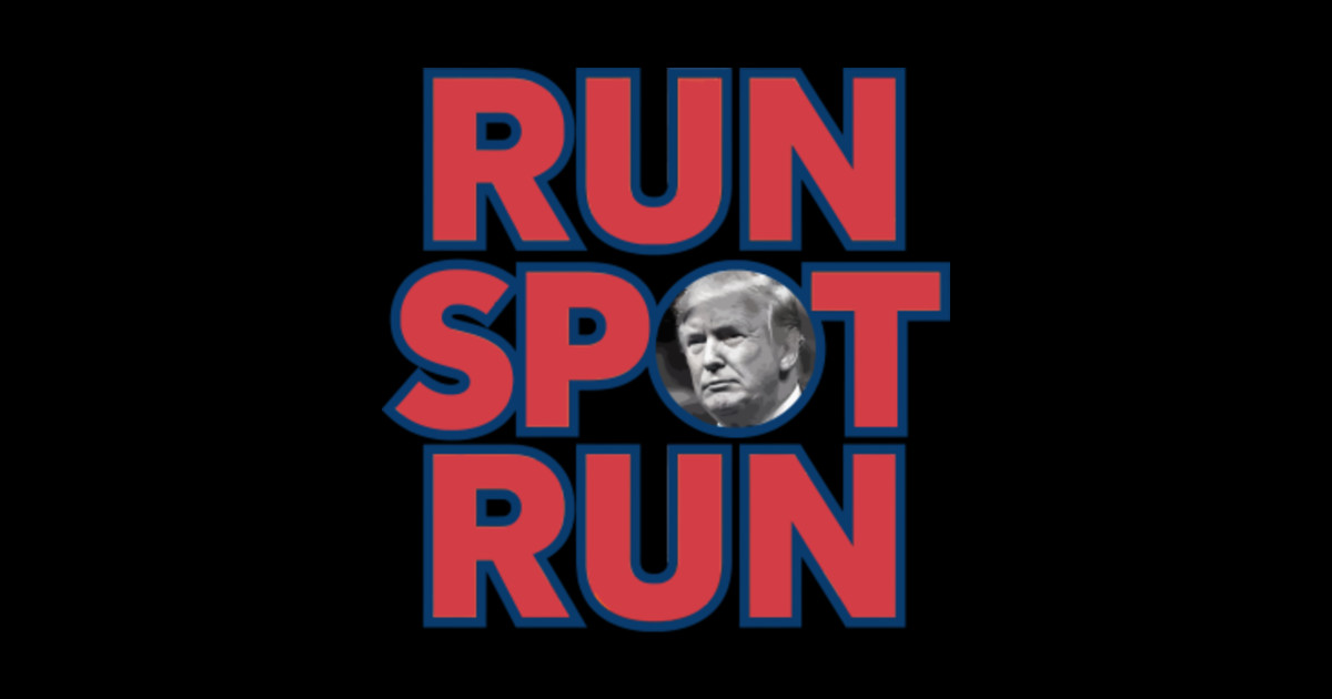 run spot run - Run Spot Run - Sticker | TeePublic