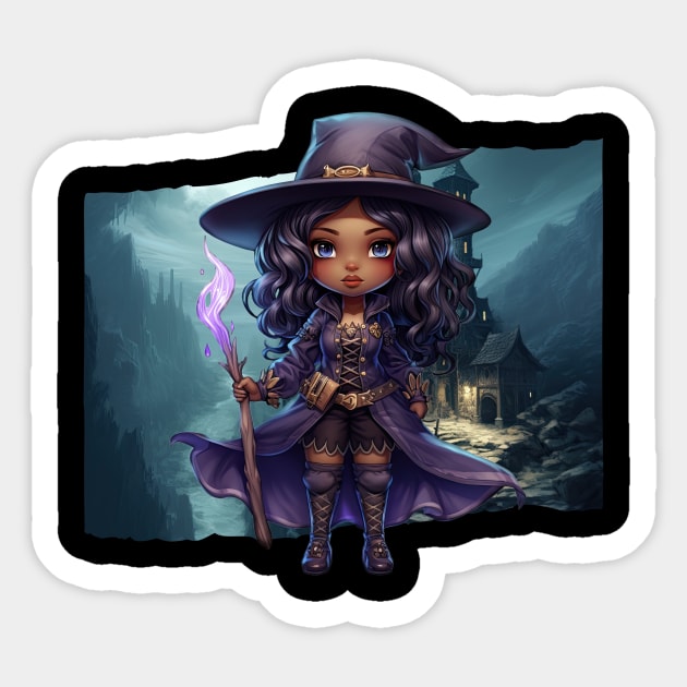 Wizard-Adventure Series: Chibi Gamer - Gaming - Sticker | TeePublic