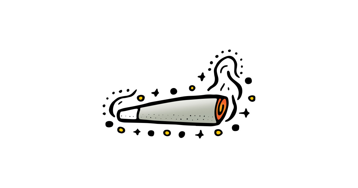 Doodle Weed Joint Drawing Joint T Shirt Teepublic