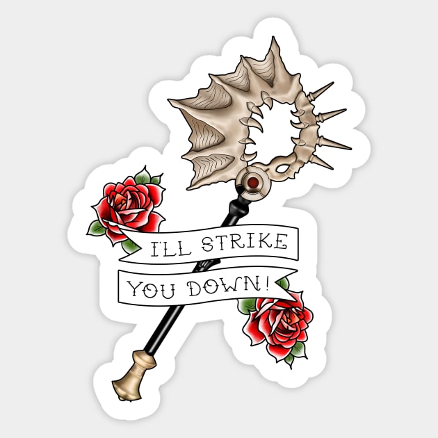 Fire Emblem Aymr Edelgard Crit Quote - Fire Emblem - Sticker | TeePublic