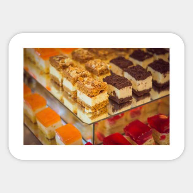 Cake Bakery Tray - Cake Tray - Sticker | TeePublic