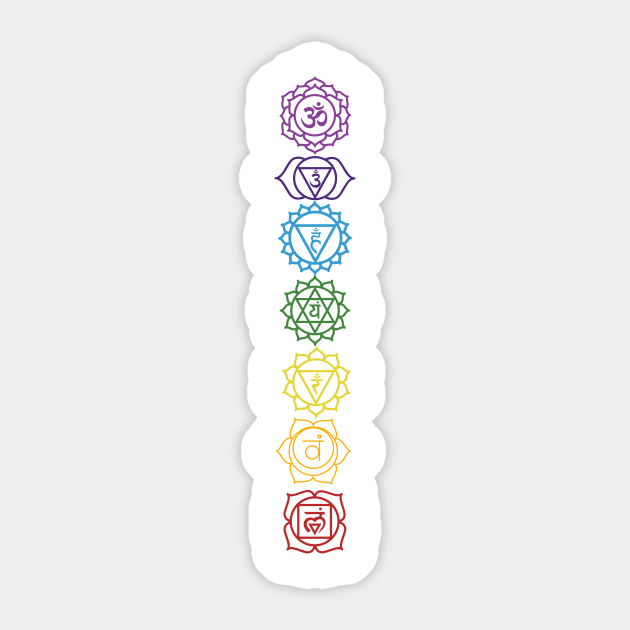 Chakras - Chakras - Sticker | TeePublic