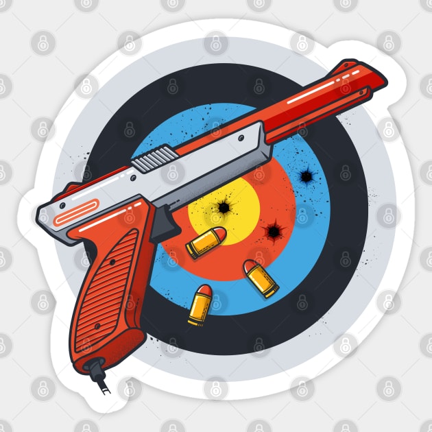 Light Gun Shot - Arcade Games - Sticker | TeePublic