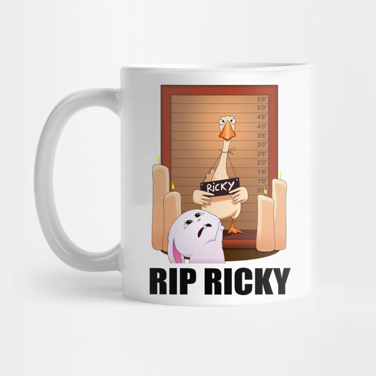 RIP Ricky - Secret Life Of Pets - Mug | TeePublic