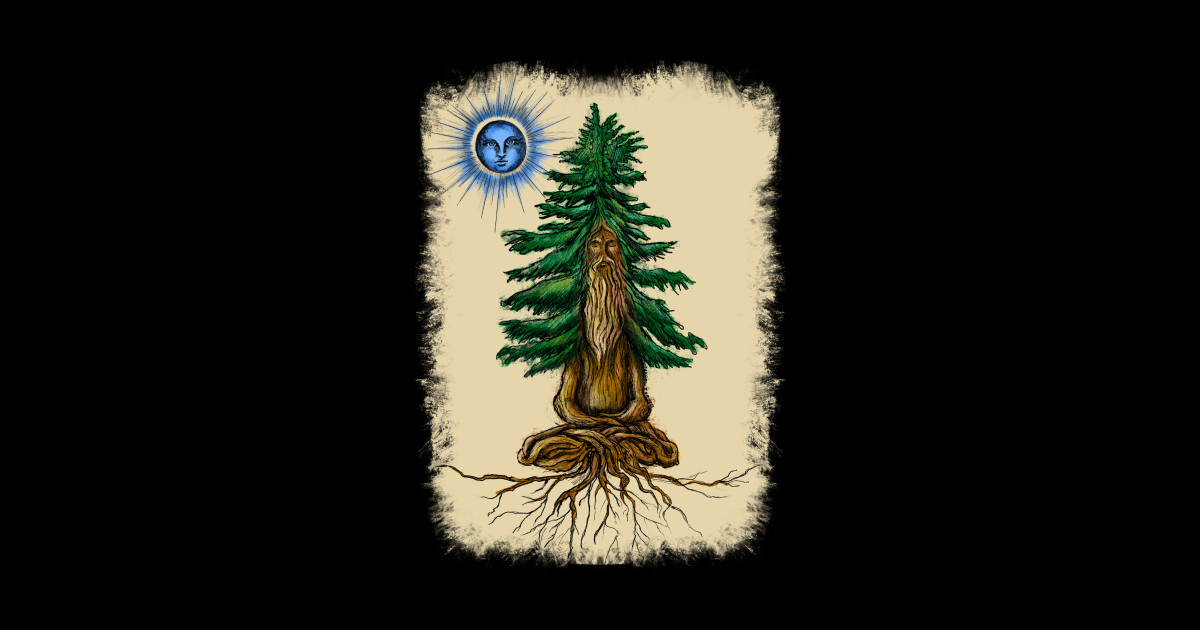 Sage of the Silent Pine and The Blue Star (Flag) - Maine - Posters and Art Prints | TeePublic