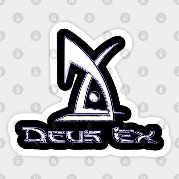 Deus Ex Logo - Deus Ex - Sticker | TeePublic