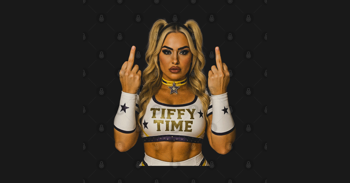 Tiffany Stratton Flipping The Bird Vintage HD Classic - Vintage - T-Shirt | TeePublic